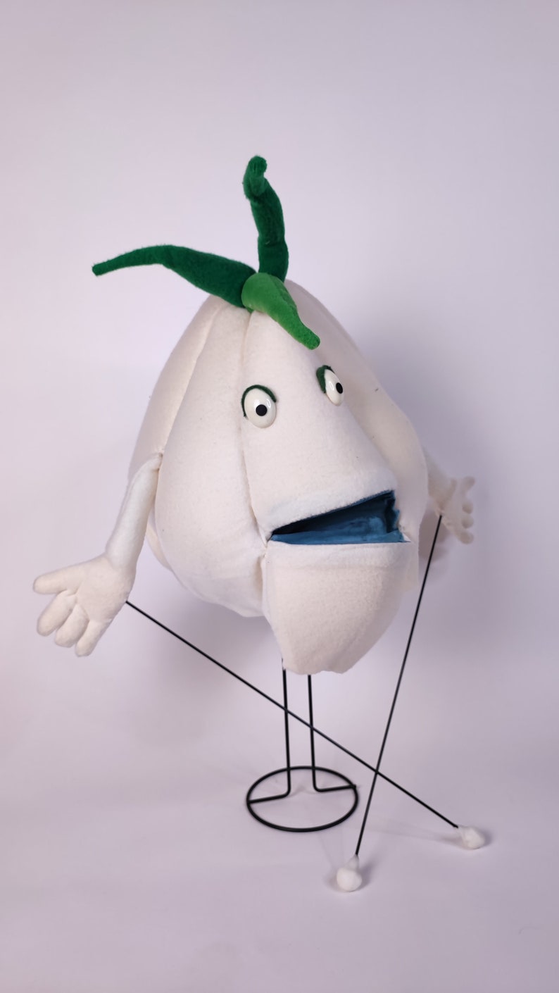 Mr Garlic - Hand Puppet Muppet Style Vegatable - Etsy