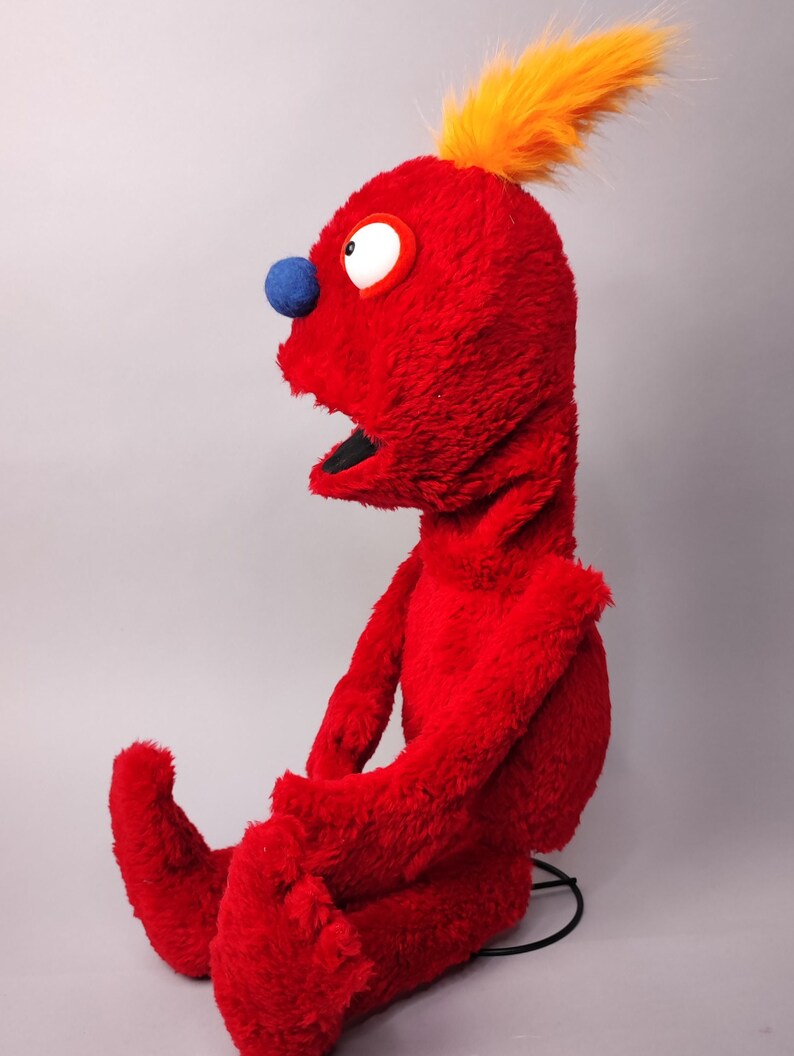 Fire Monster Puppet: Handmade Muppet Style Educational Tool - Etsy