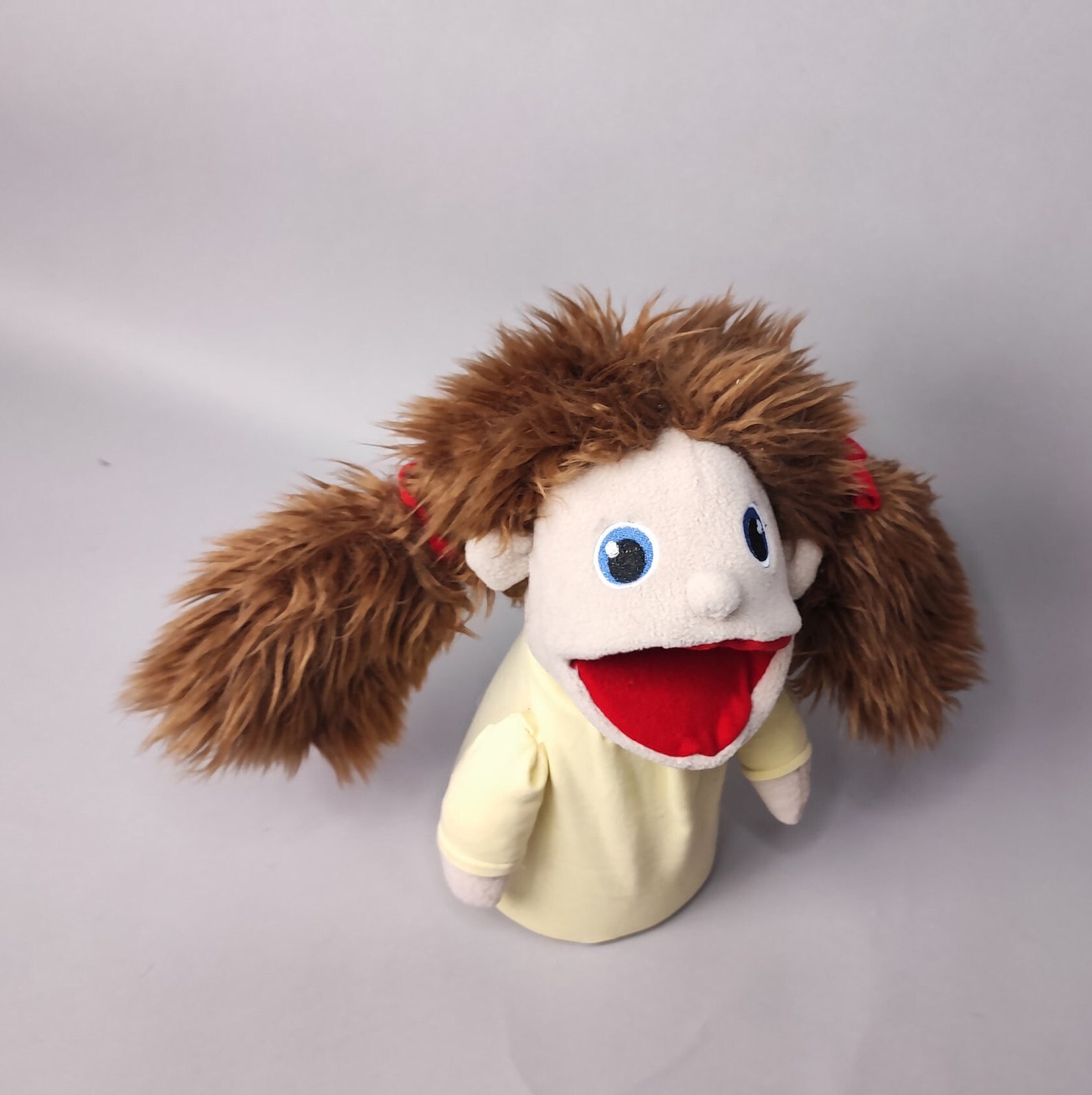 Handmade Little Girl Puppet: Two-way Therapist Educator Toy - Etsy