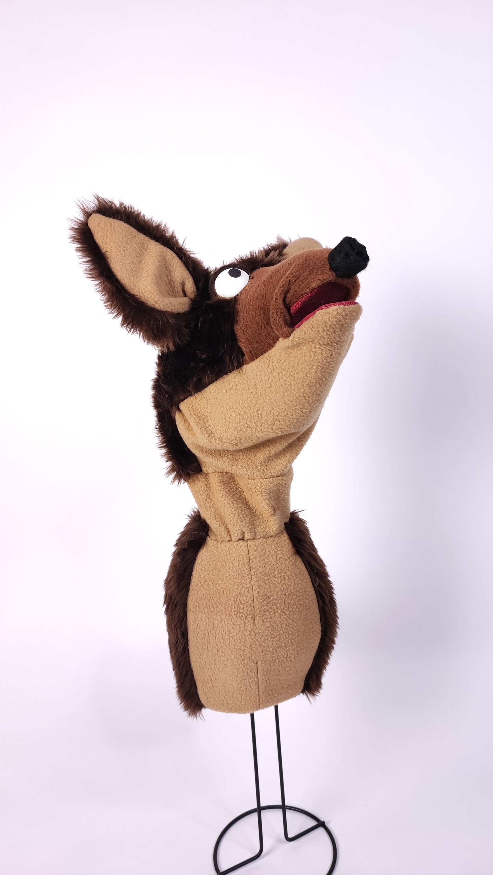 Loco the Jackal - Hand Puppet, Therapeutic Puppet, NVC - Etsy