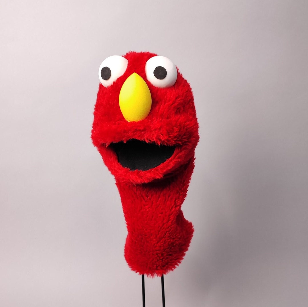 Red Monster Puppet Love Muppet Style | Educational Tool for Kids ...