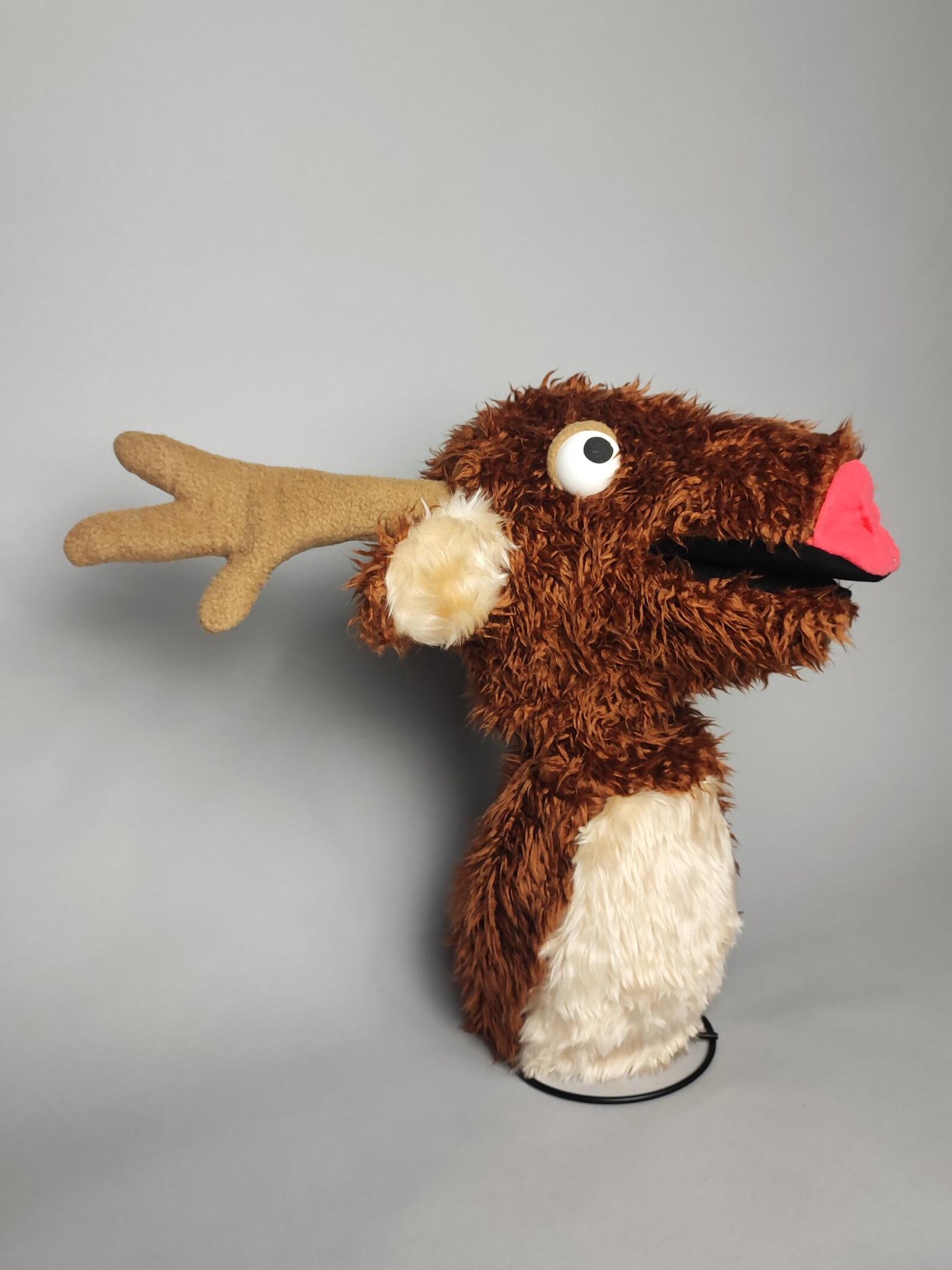 Red-nosed Reindeer Ray - Professional Puppet, Muppet - Etsy