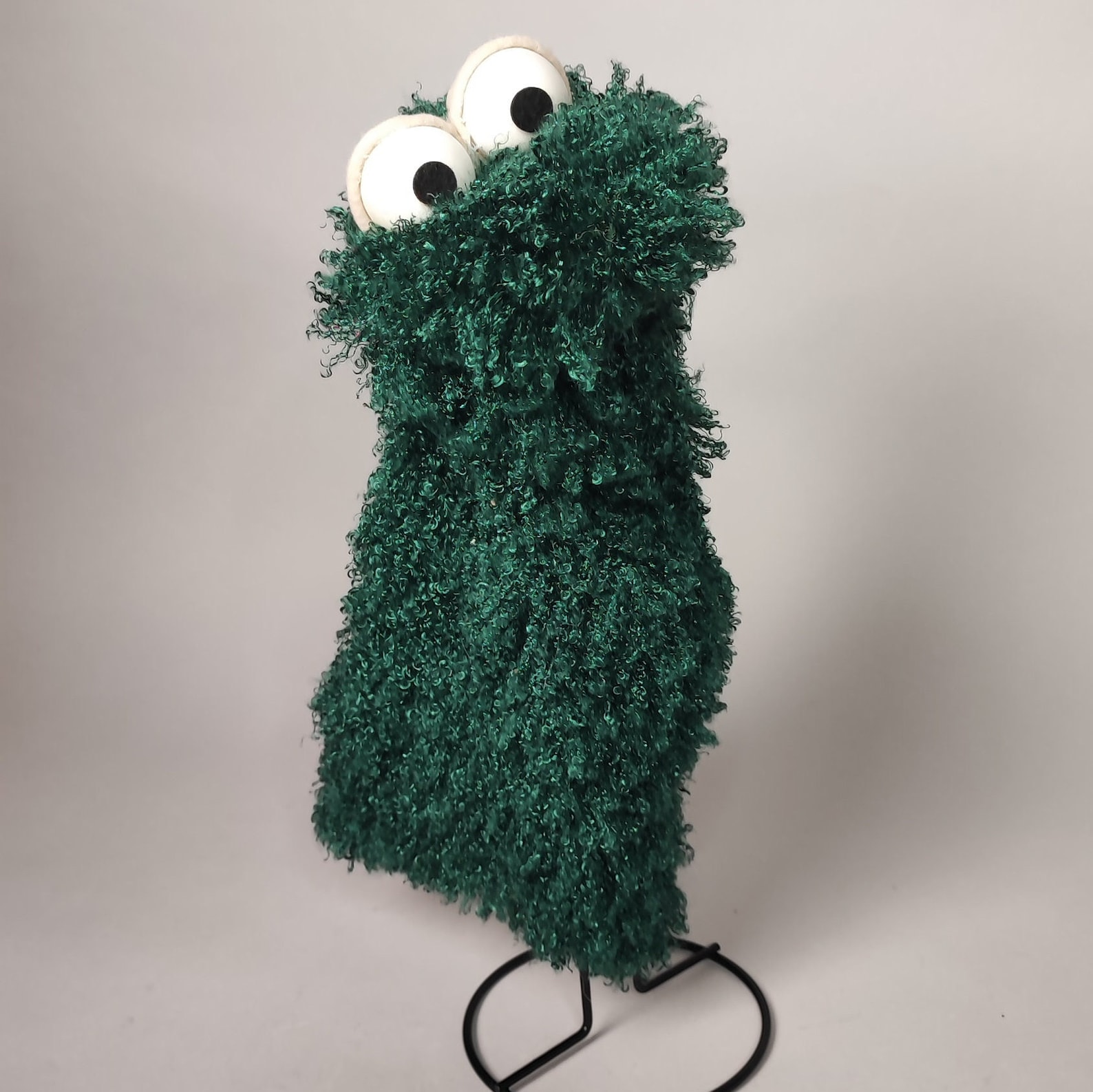 Mysterious Green Soft Hand Puppet for Therapy, Kids Play or Theater - Etsy