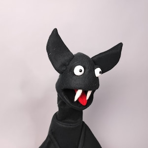 Vampire Bat Handmade Professional Puppet | Bat Plushie With Movable ...