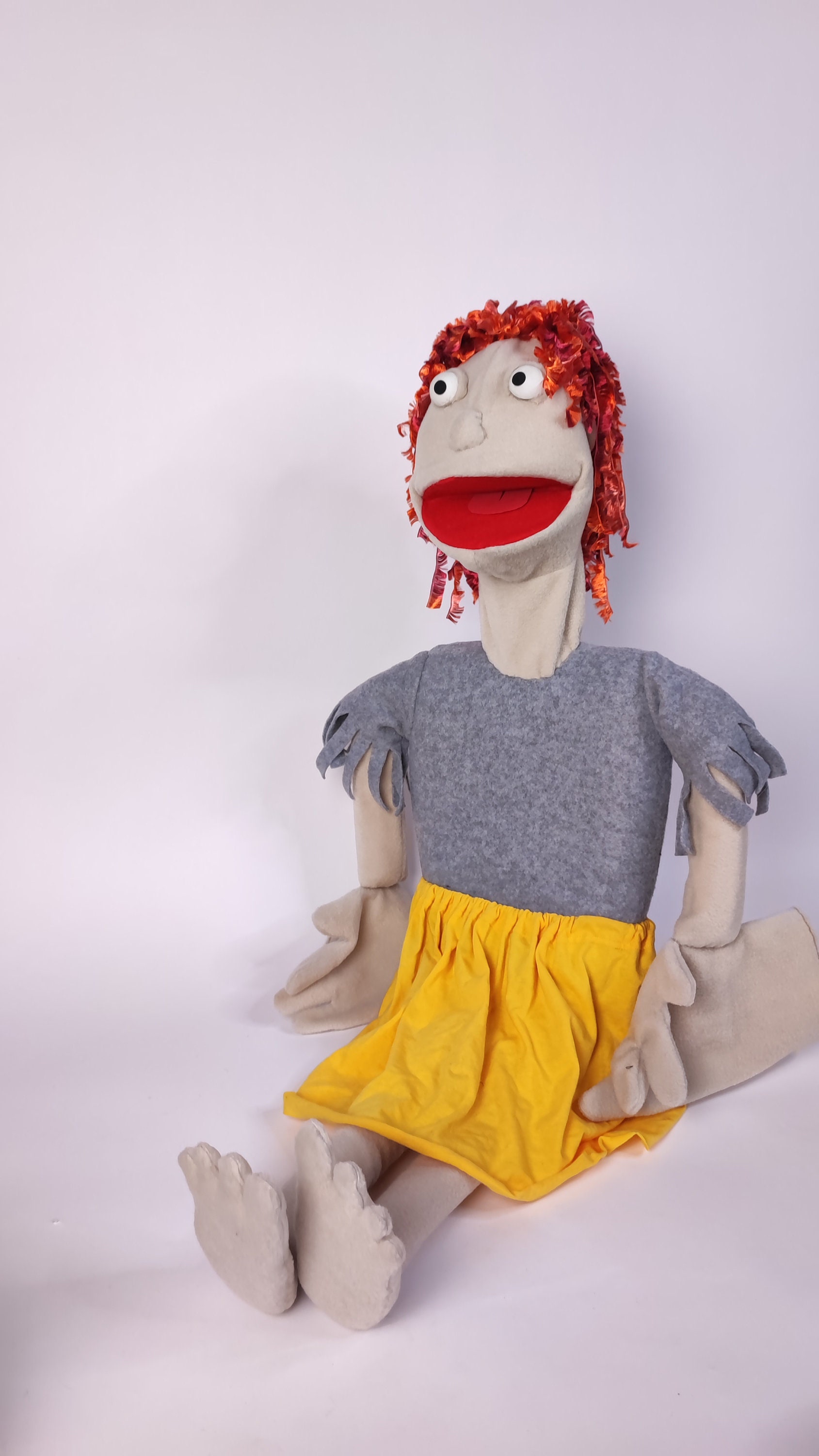 Helen - Redhead Girl Puppet, Muppet - Etsy