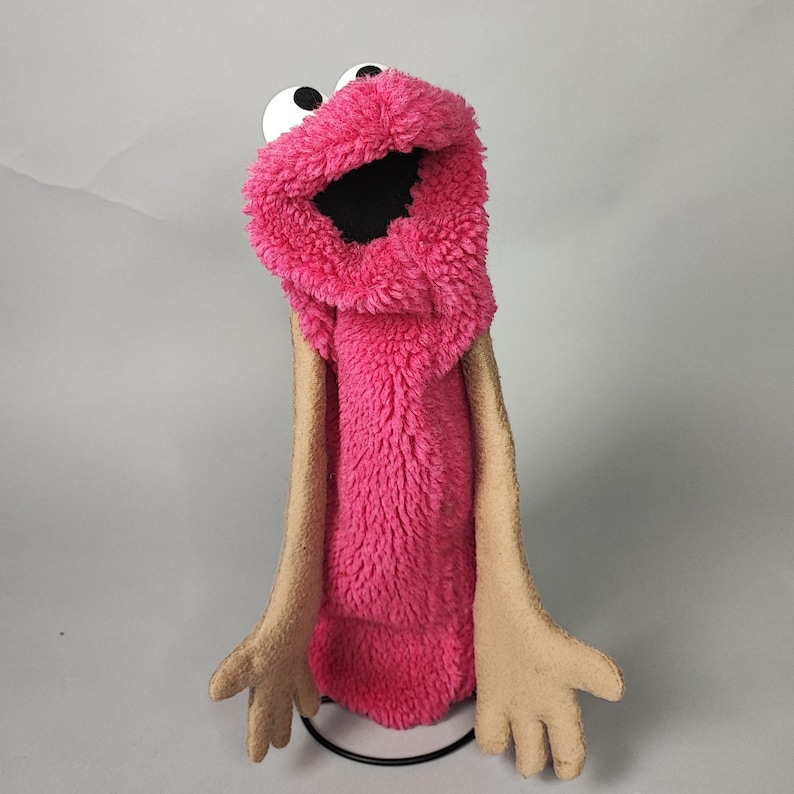 Pink Sock Hand Puppet for Kids and Adults - Etsy