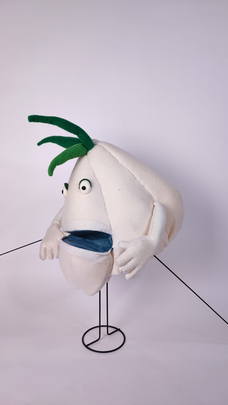 Mr Garlic - Hand Puppet Muppet Style Vegatable - Etsy