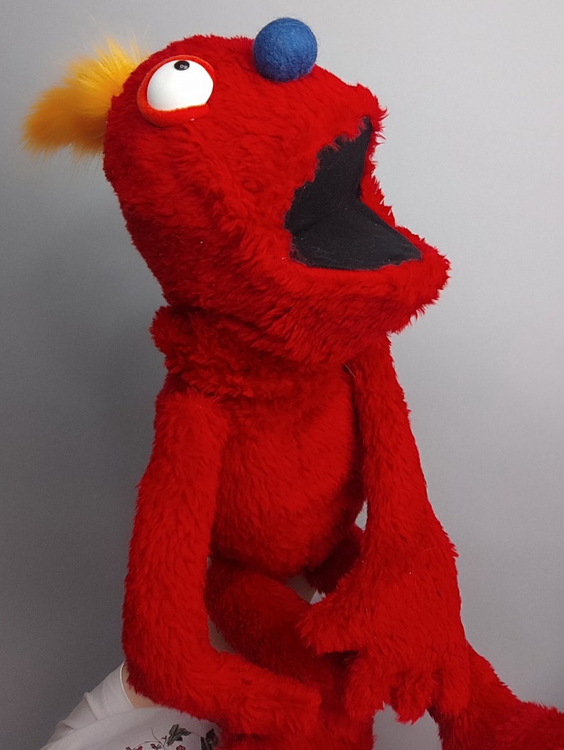Fire Monster Puppet: Handmade Muppet Style Educational Tool - Etsy