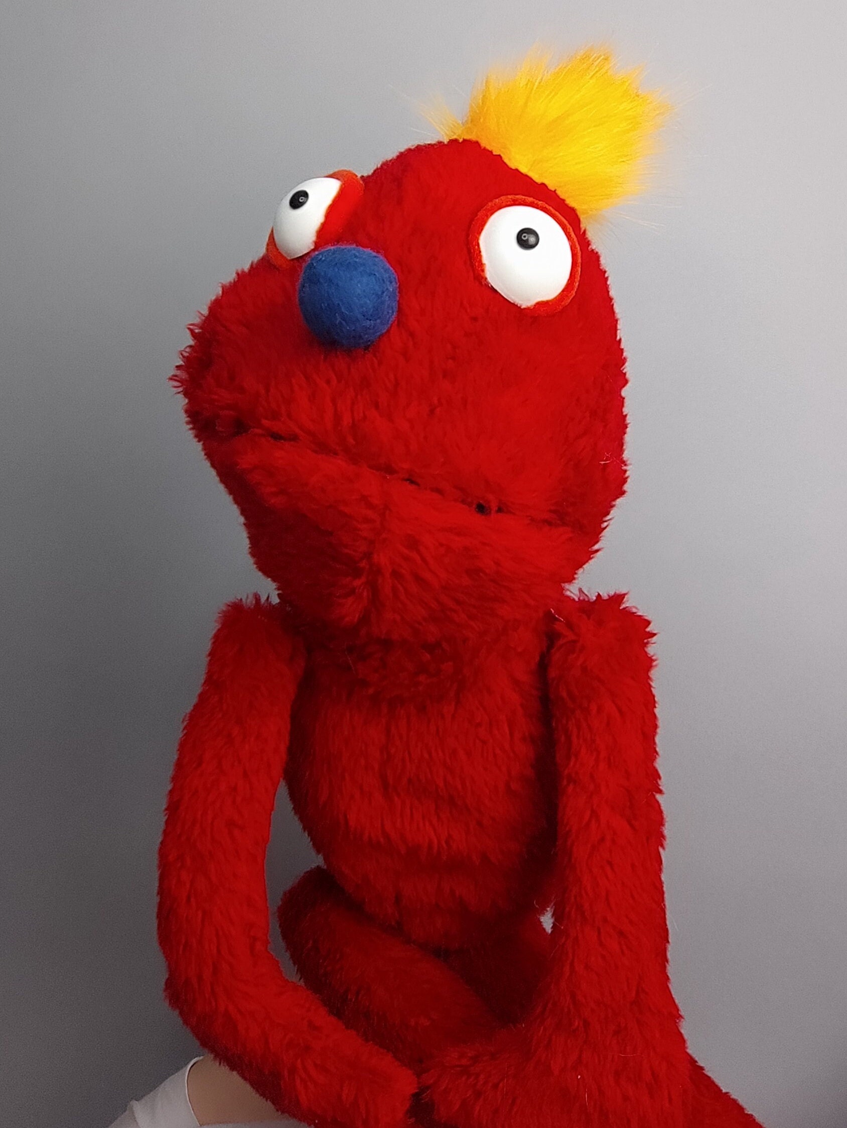 Fire Monster Puppet: Handmade Muppet Style Educational Tool - Etsy