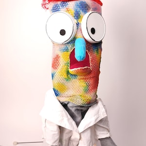 Amazed Scientist Puppet Muppet Style Hand Puppet - Etsy