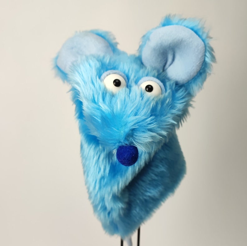 Icy the Mouse - Hand Puppet Muppet Style - Etsy