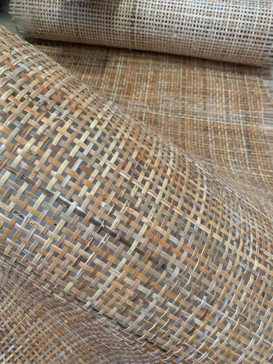 WIDTH 18" Radio Weave Pre-woven Rattan Cane/ DIY Rattan Furniture ...