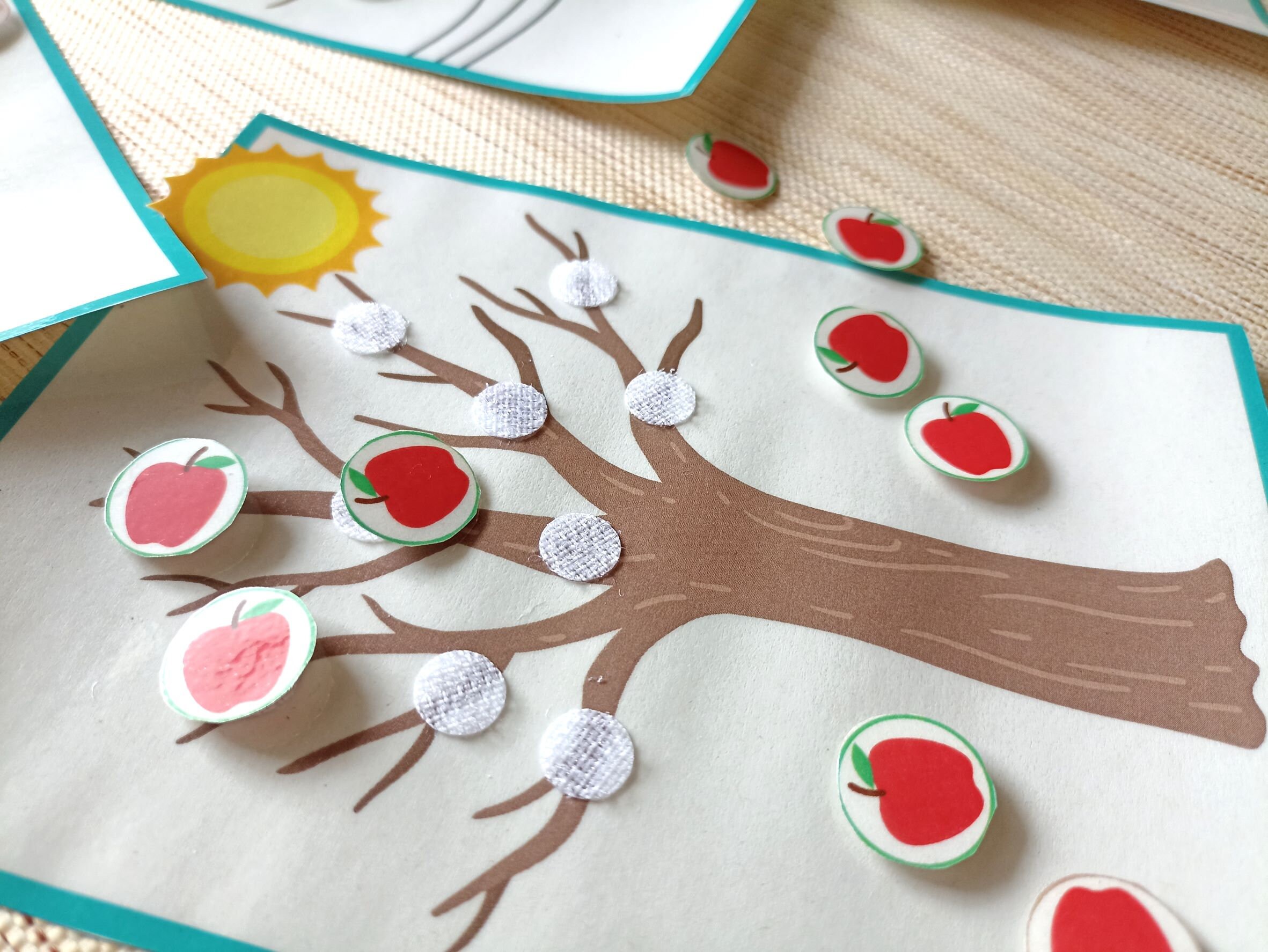 Four Seasons Printable Game; Educational Toy for Preschoolers and ...