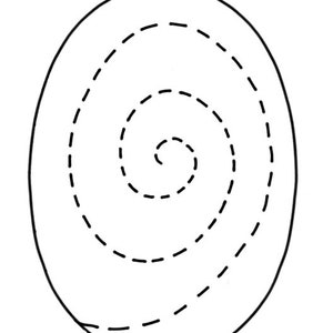 6 Pieces Easter Printable Coloring Pages; Follow the Dashed Lines ...