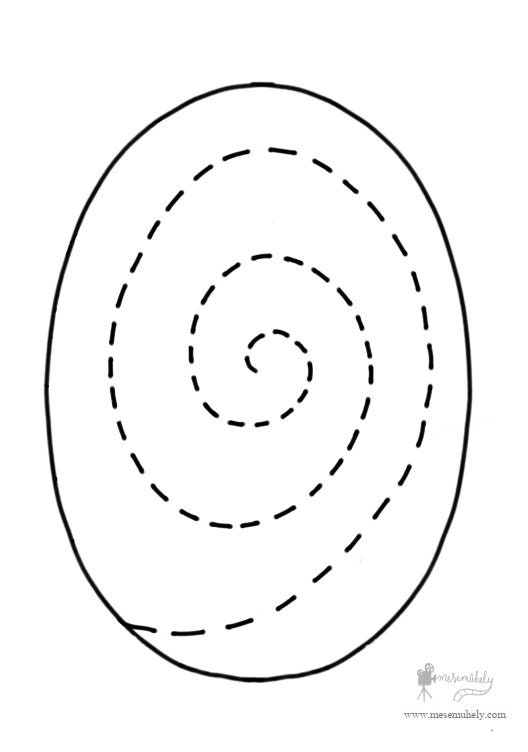 6 Pieces Easter Printable Coloring Pages; Follow the Dashed Lines ...