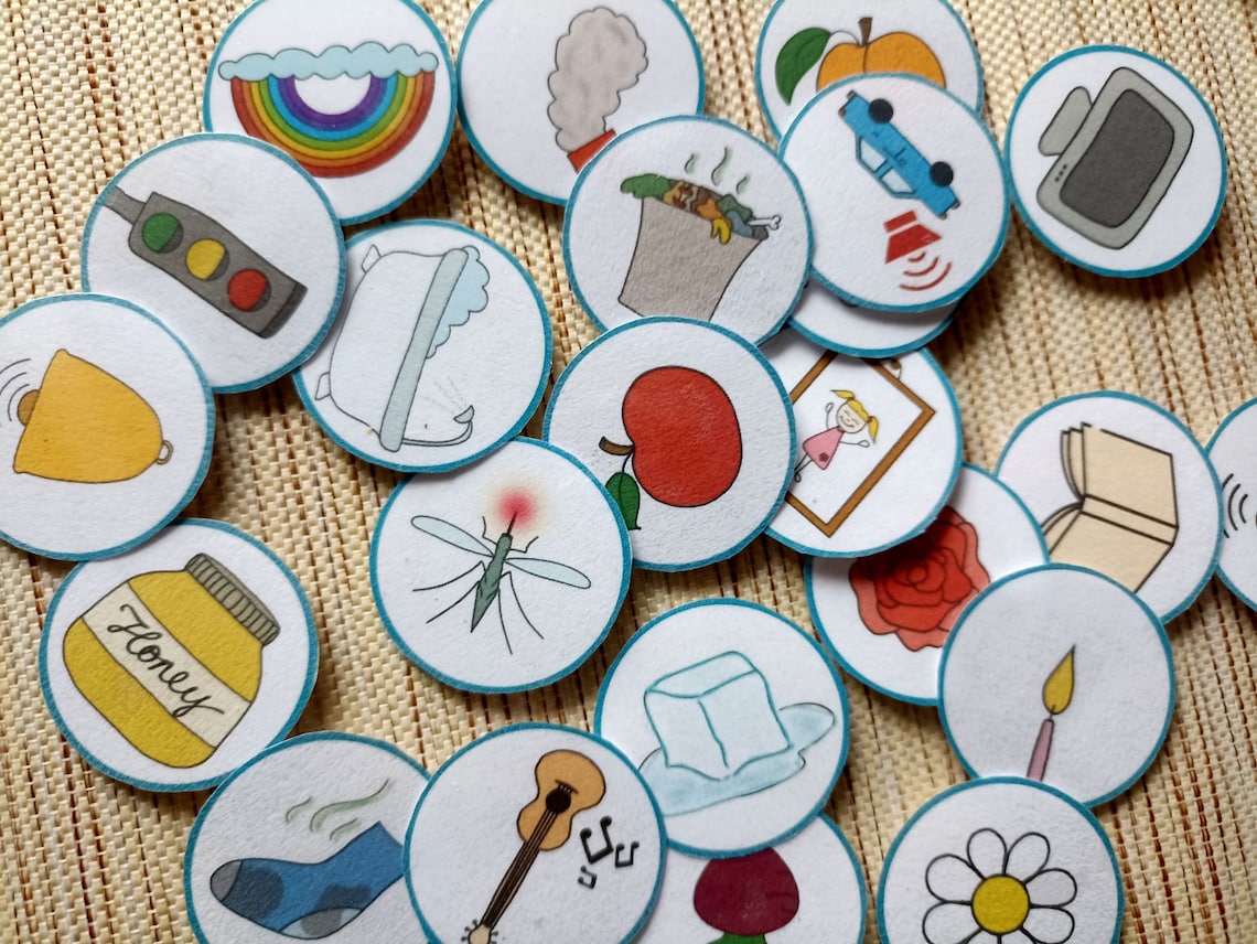 Five Senses Sorting Game, What Do You See, Smell, Taste, Hear and Touch ...