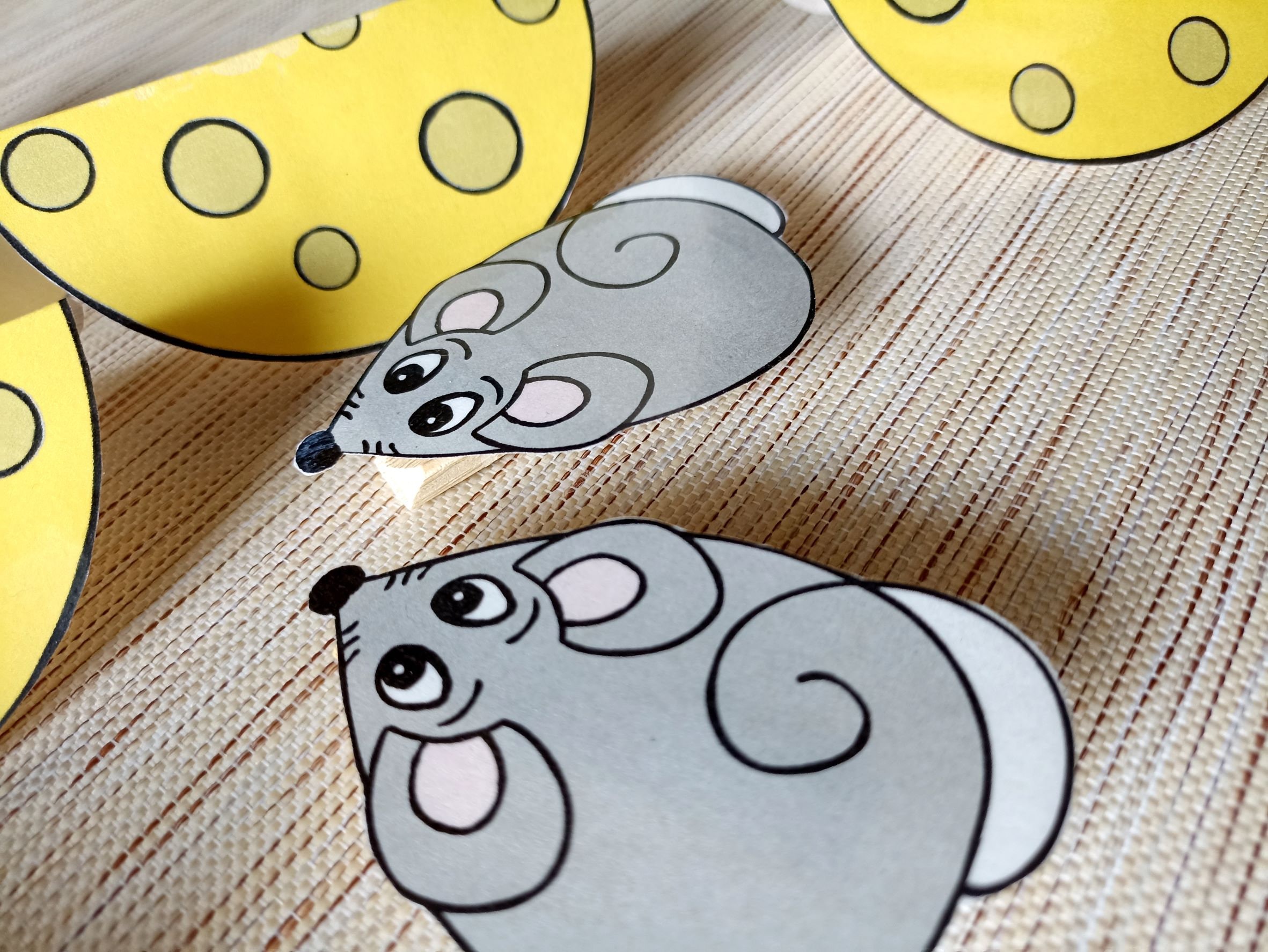 Feed the Mice - Fine Motor Skills Game; Printable Educational Material ...