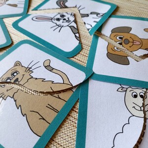 Farm Animals; Domestic Animals Printable; 3 Games; Memory, Shadow ...