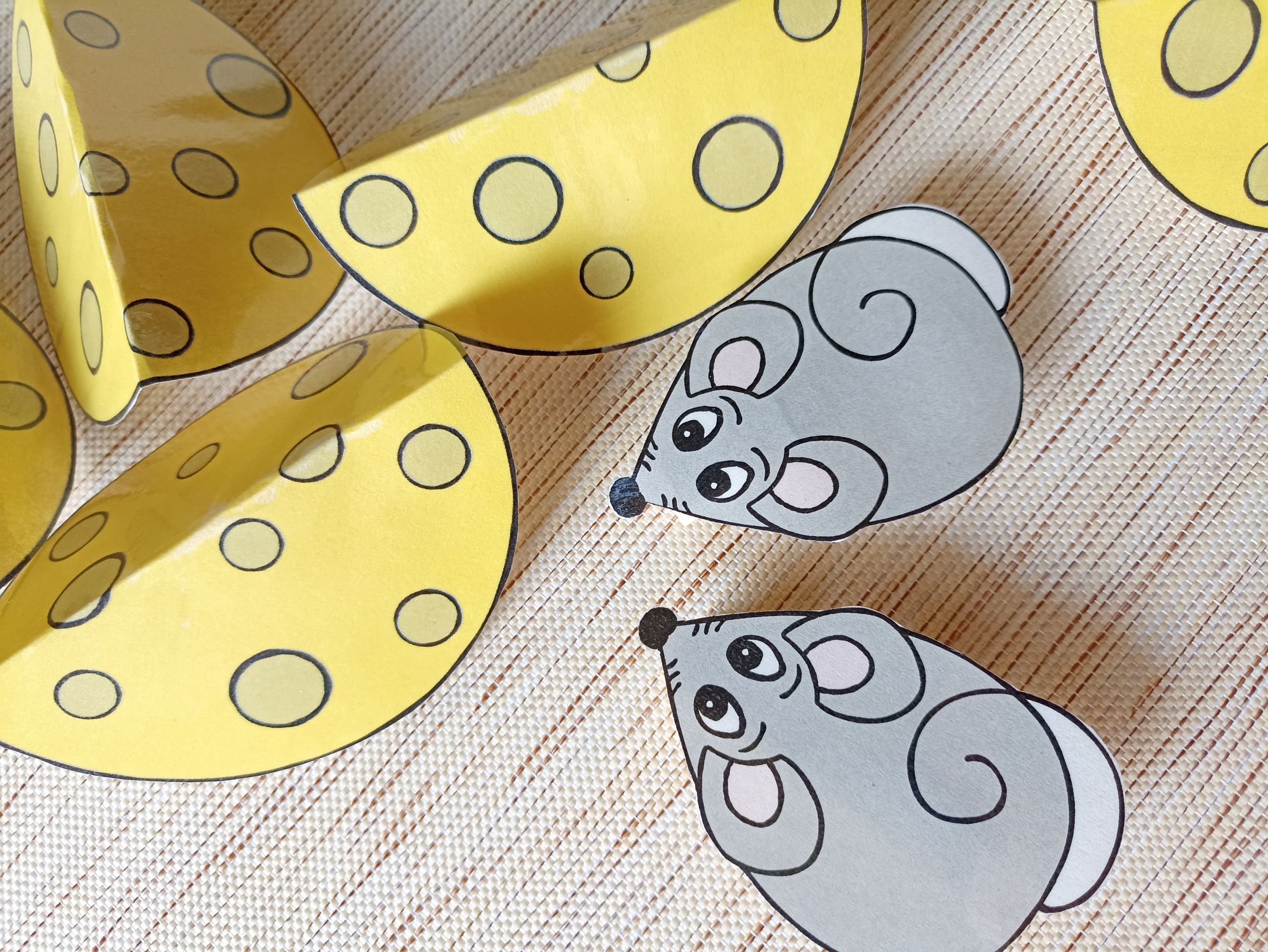 Feed the Mice - Fine Motor Skills Game; Printable Educational Material ...