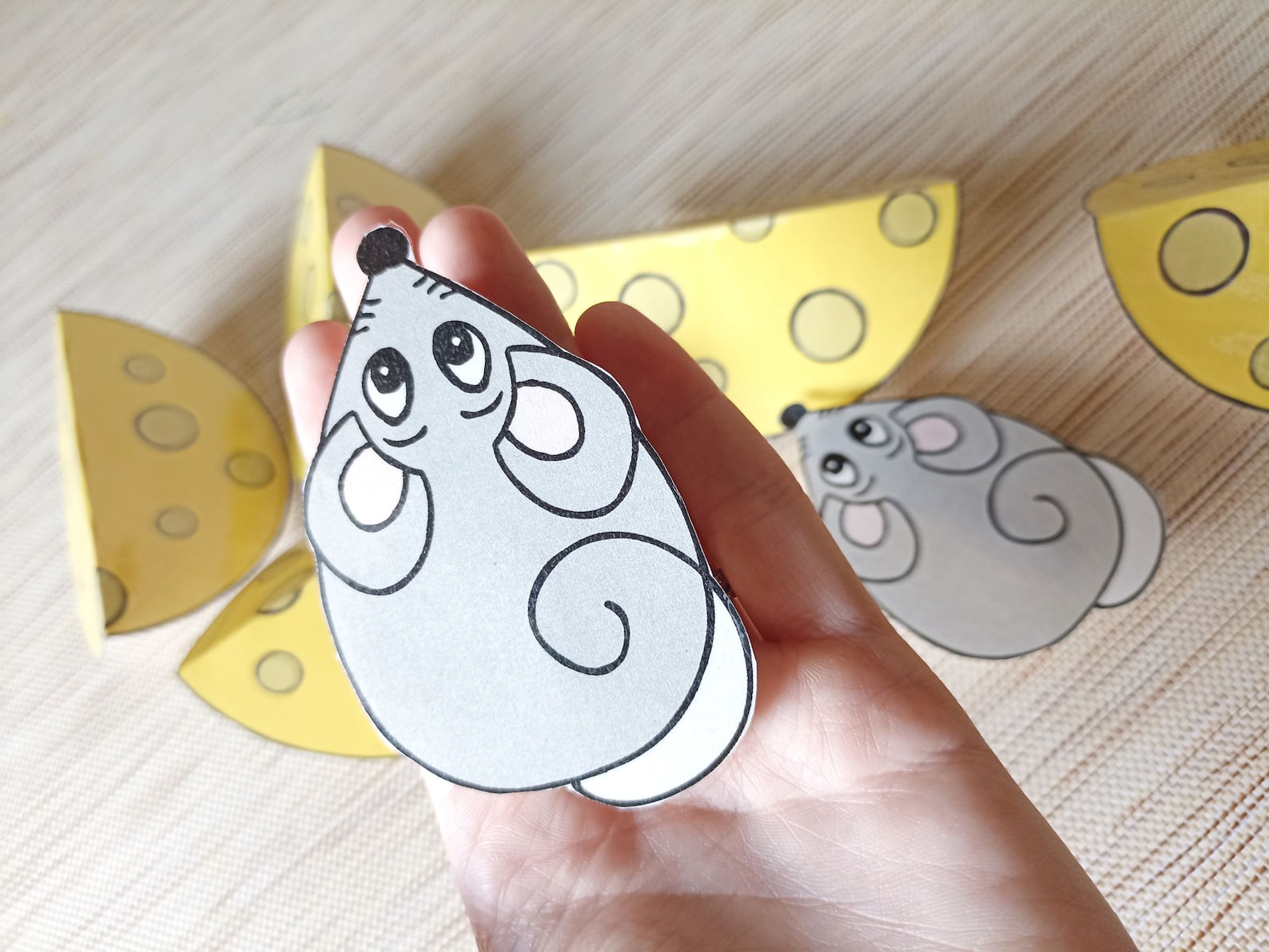 Feed the Mice - Fine Motor Skills Game; Printable Educational Material ...