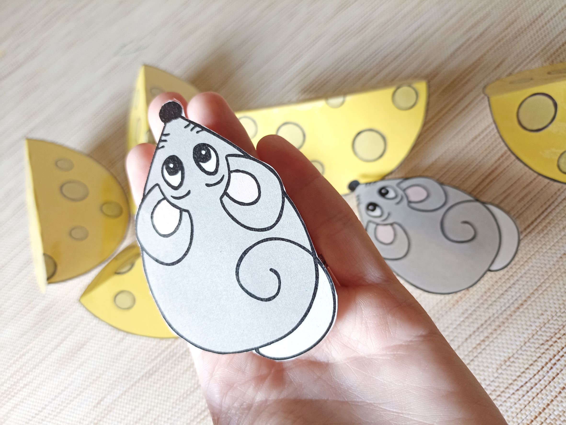 Feed the Mice - Fine Motor Skills Game; Printable Educational Material ...