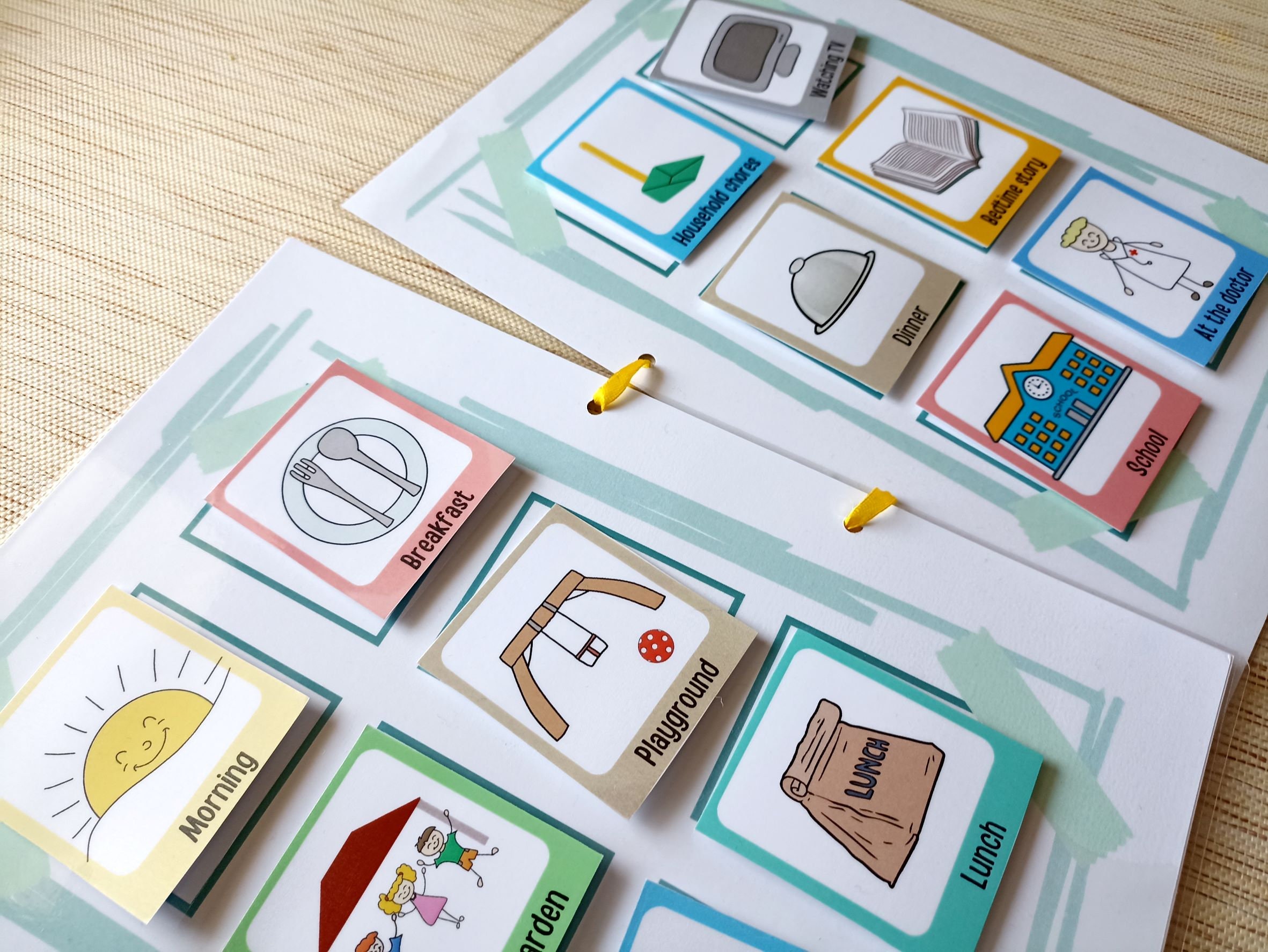 My Daily Routine Album;activities of the Day;printable Game for ...