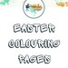 6 Pieces Easter Printable Coloring Pages Follow the Dashed Lines ...
