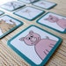 Farm Animals Domestic Animals Printable 3 Games Memory, Shadow Matching ...
