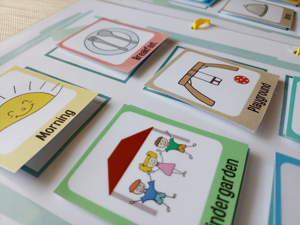 My Daily Routine Album;activities of the Day;printable Game for ...