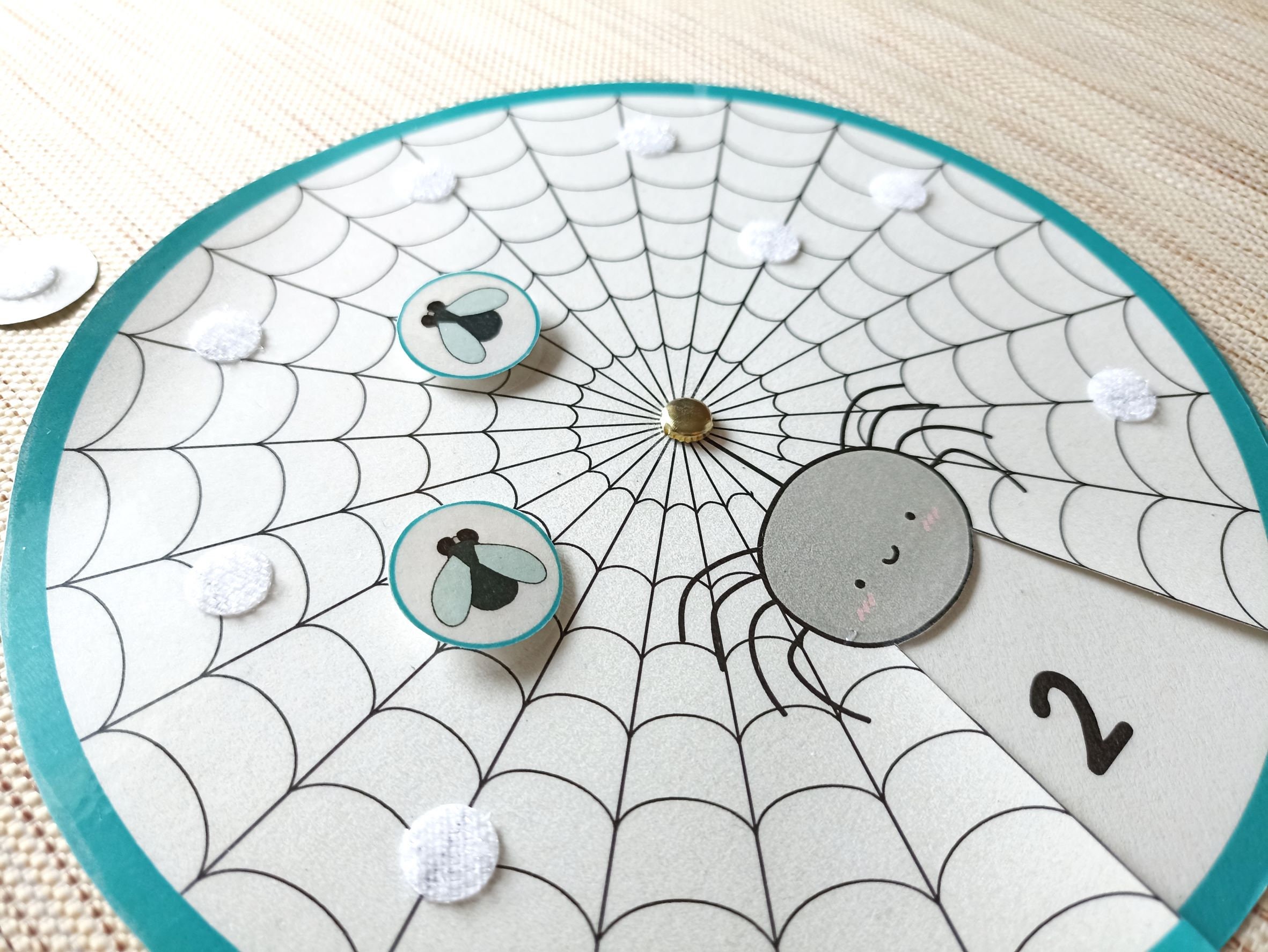 Counting Game for Preschoolers and Primary Students; Flies Int the Web ...