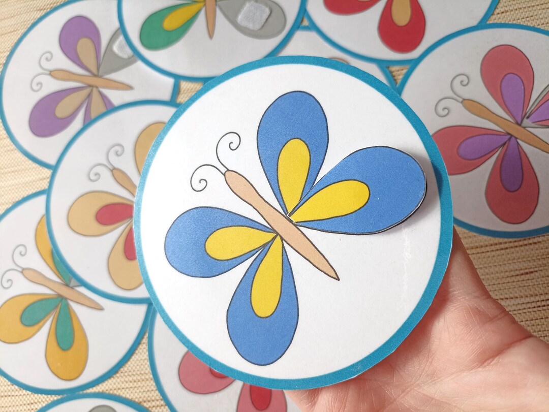 Missing Wings - Printable Game for Visual Perception, Learning Colours ...