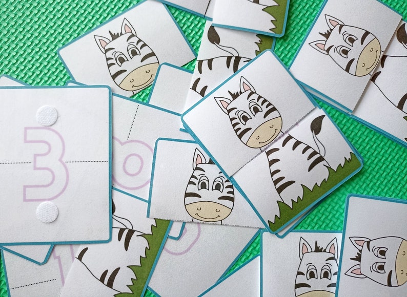 Printable Counting Game for Preschoolers and Primary Students; Count ...