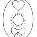 6 Pieces Easter Printable Coloring Pages Follow the Dashed Lines ...