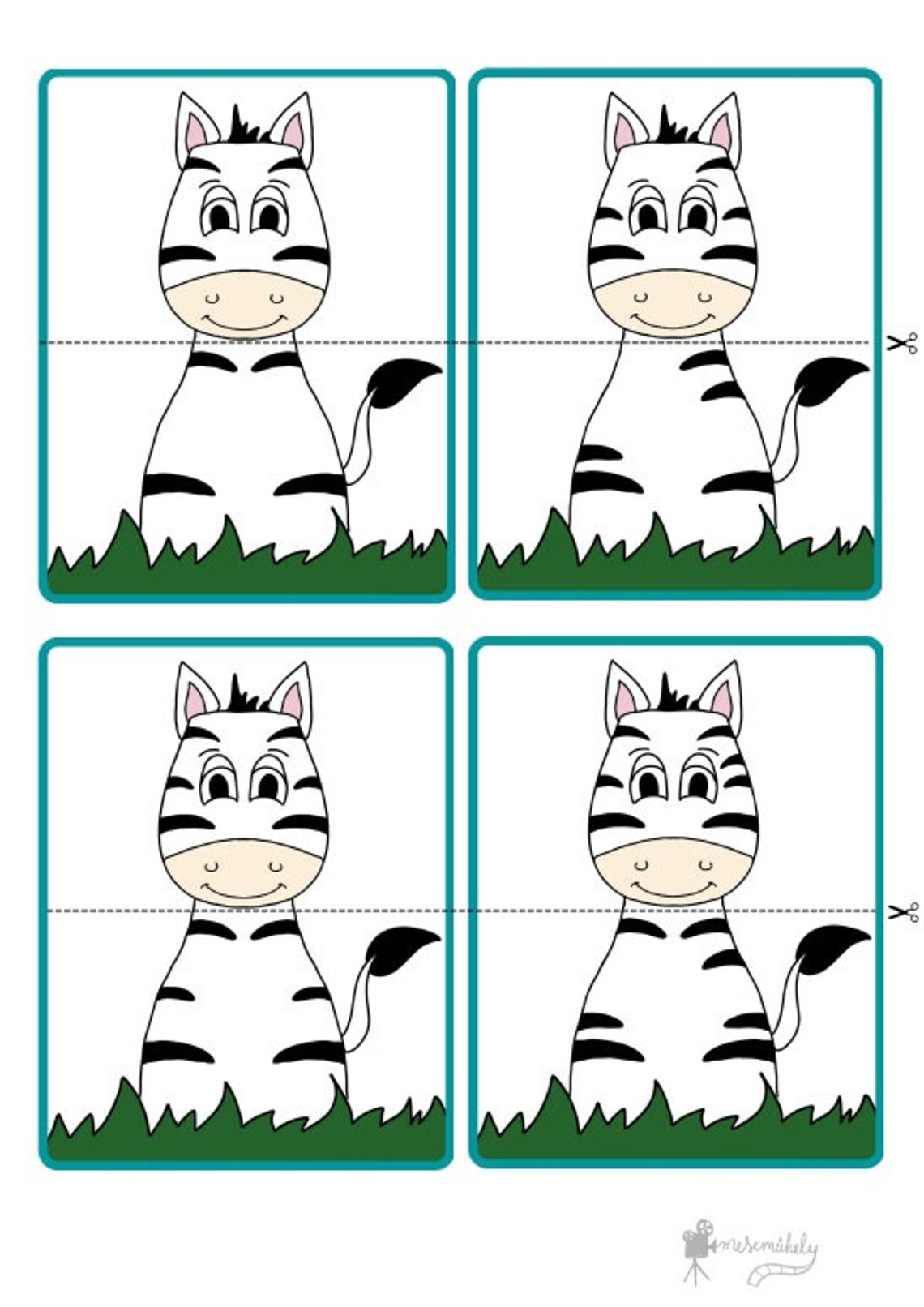 Printable Counting Game for Preschoolers and Primary Students Count the ...