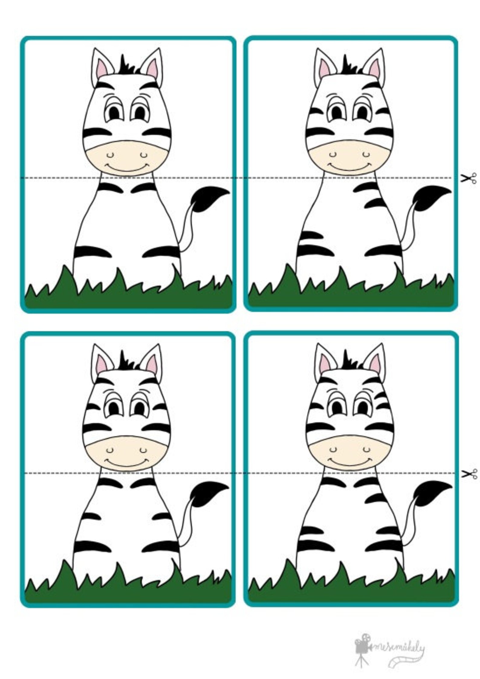 Printable Counting Game for Preschoolers and Primary Students; Count ...