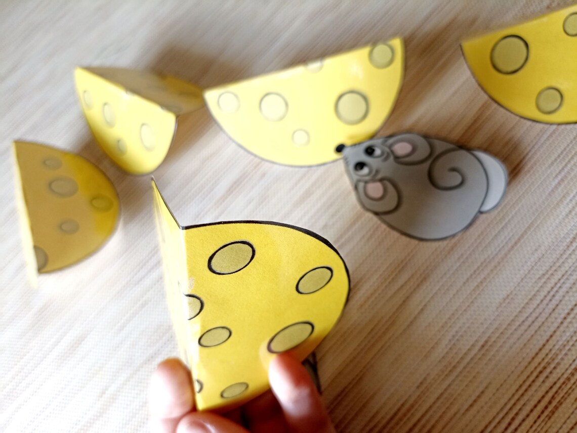 Feed the Mice - Fine Motor Skills Game; Printable Educational Material ...
