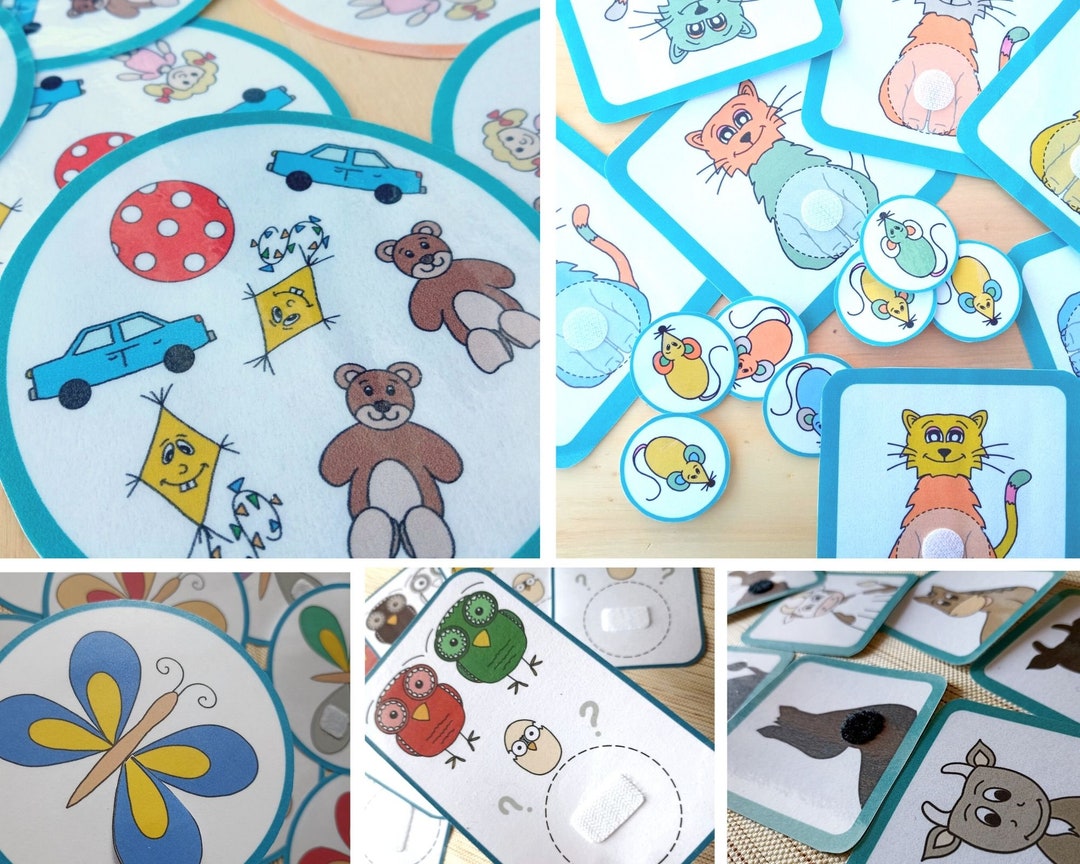 5 Game Package of Visual Perception - Etsy