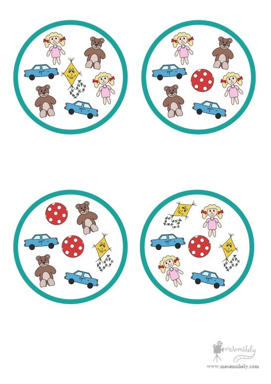 Printable Card Game for Preschoolers and Primary Students; Find the ...