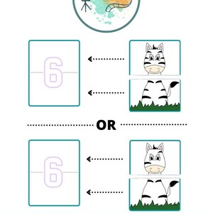 Printable Counting Game for Preschoolers and Primary Students; Count ...