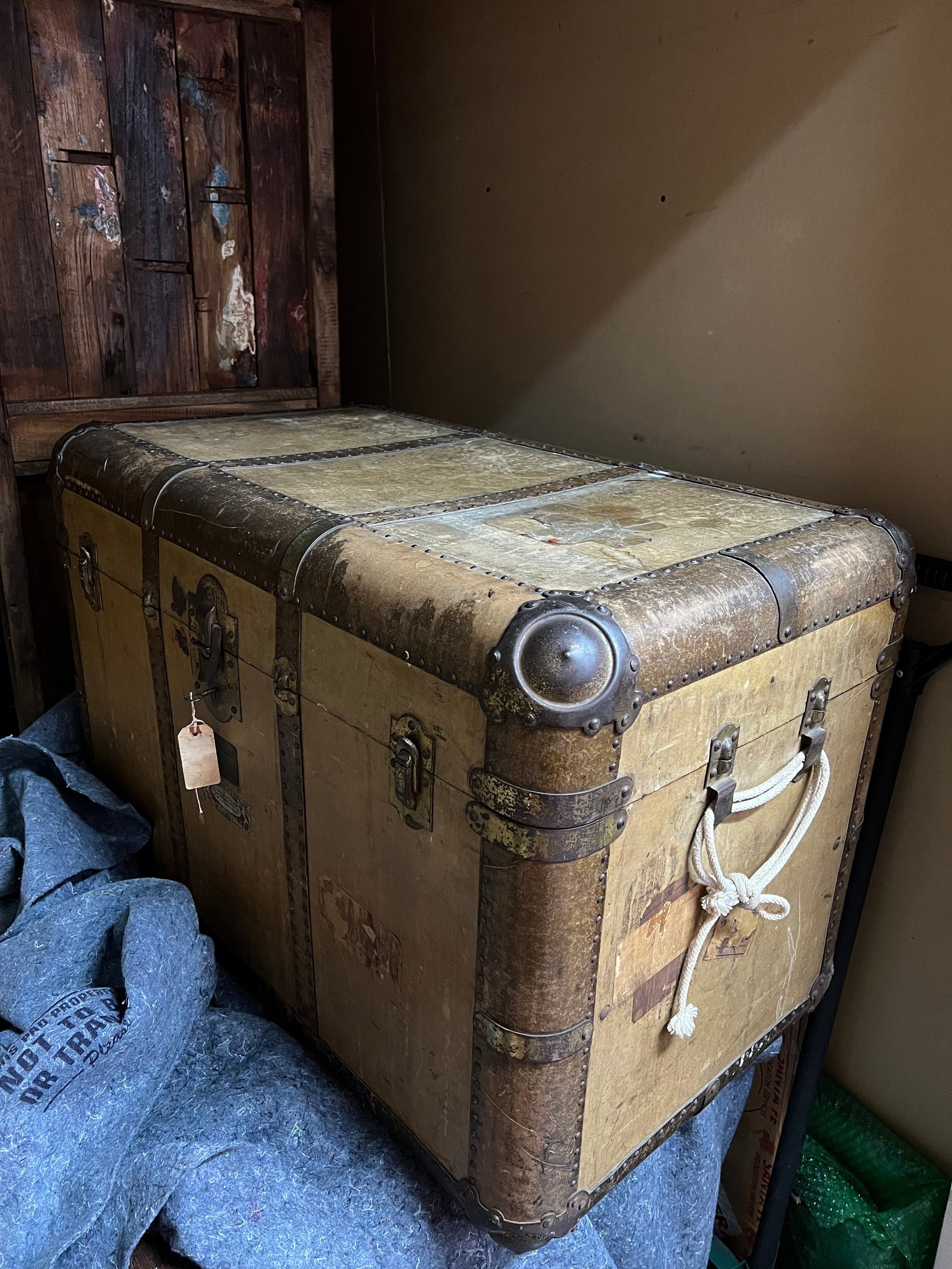 Antique Indestructo Trunk - Etsy