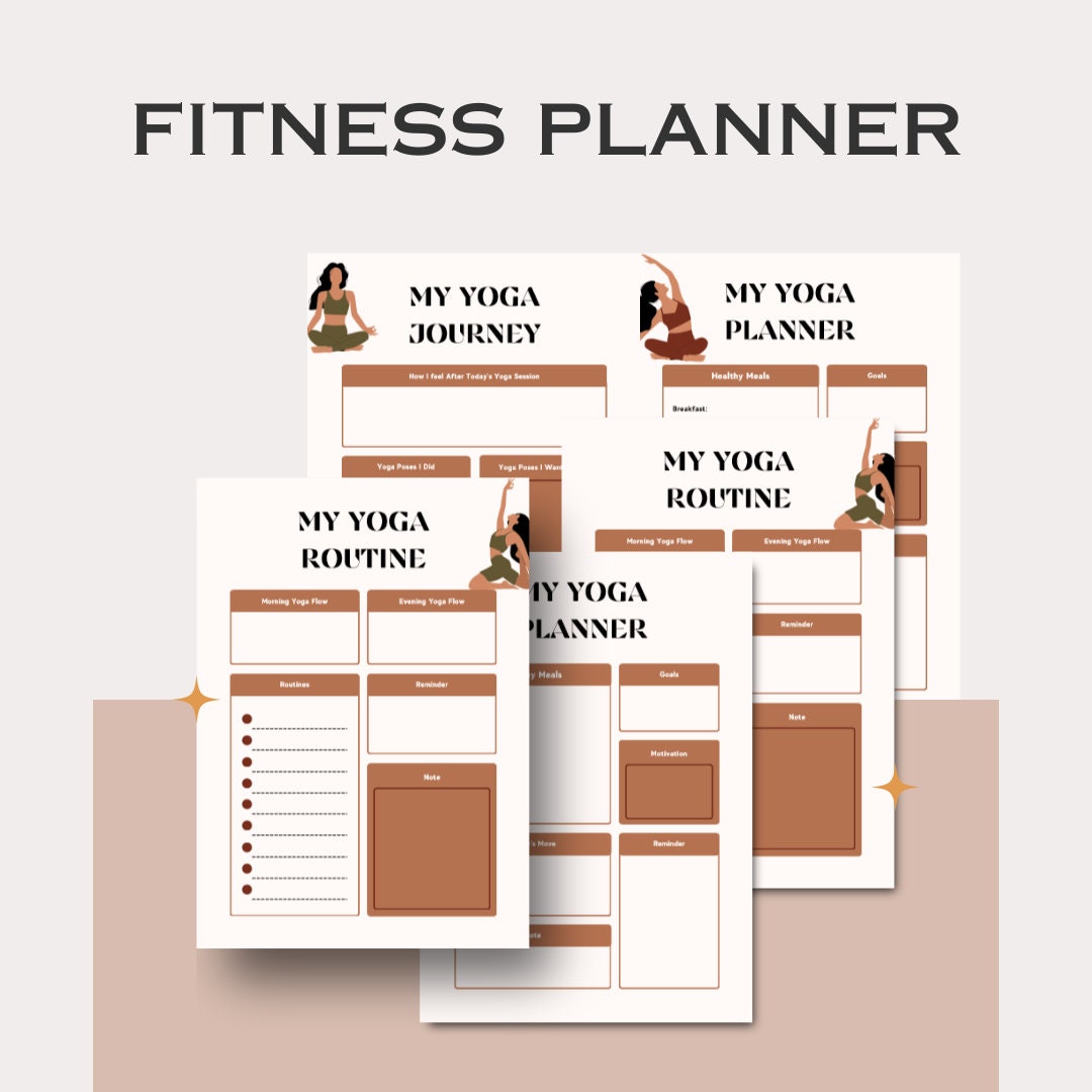 Printable Fitness Planner | Fitness Planner | Digital Fitness Planner ...