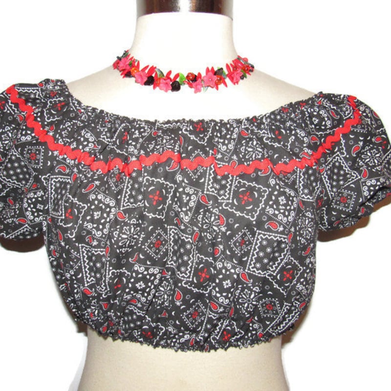 Rockabilly Crop Top - Etsy