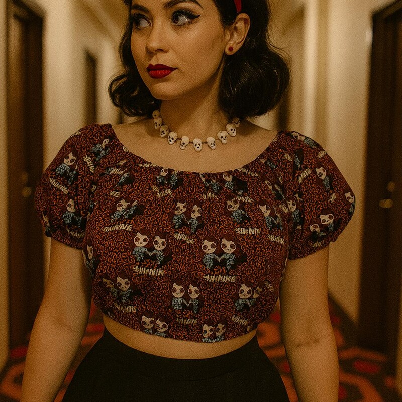 Horror Movie Blouse - Etsy