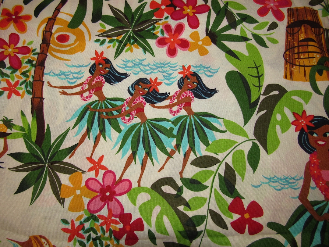 Mod Hawaiian Print Aloha Shirt Retro Hawaiian, Men's Size Small to 3XL ...
