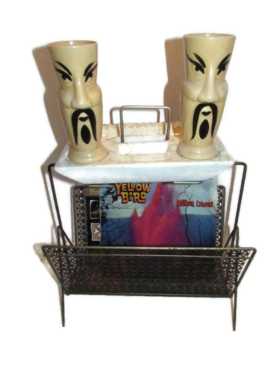 Vintage MCM Magazine Stand Smoking Stand MCM Records Stand, Free ...