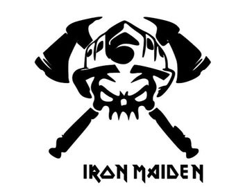 Iron Maiden Vinyl Decal - Etsy