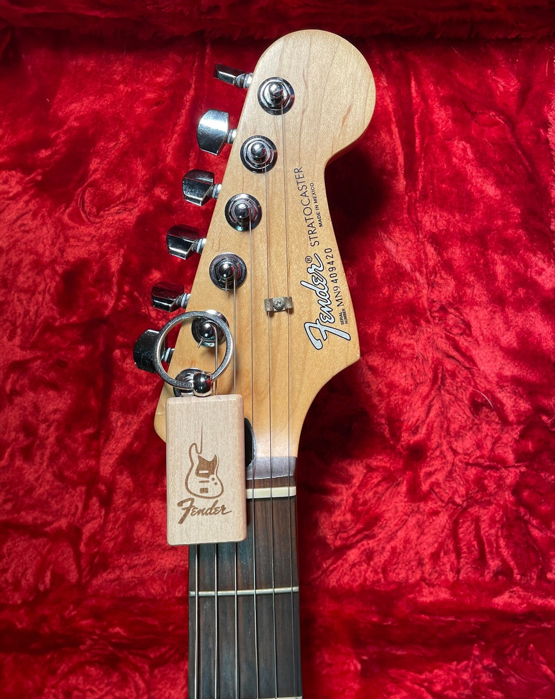 Fender Silhouette Laser Engraved Keychain - Etsy