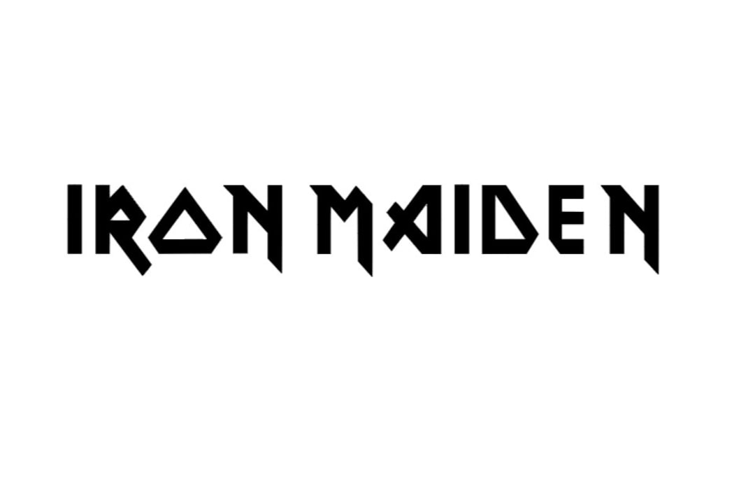 Iron Maiden Logo Vinyl Decal - Etsy