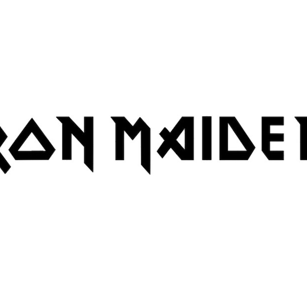 Iron Maiden Logo Decals for Car - Etsy