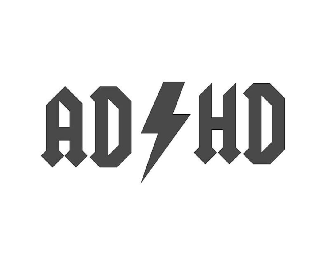 ADHD Logo Vinyl Decal - Etsy